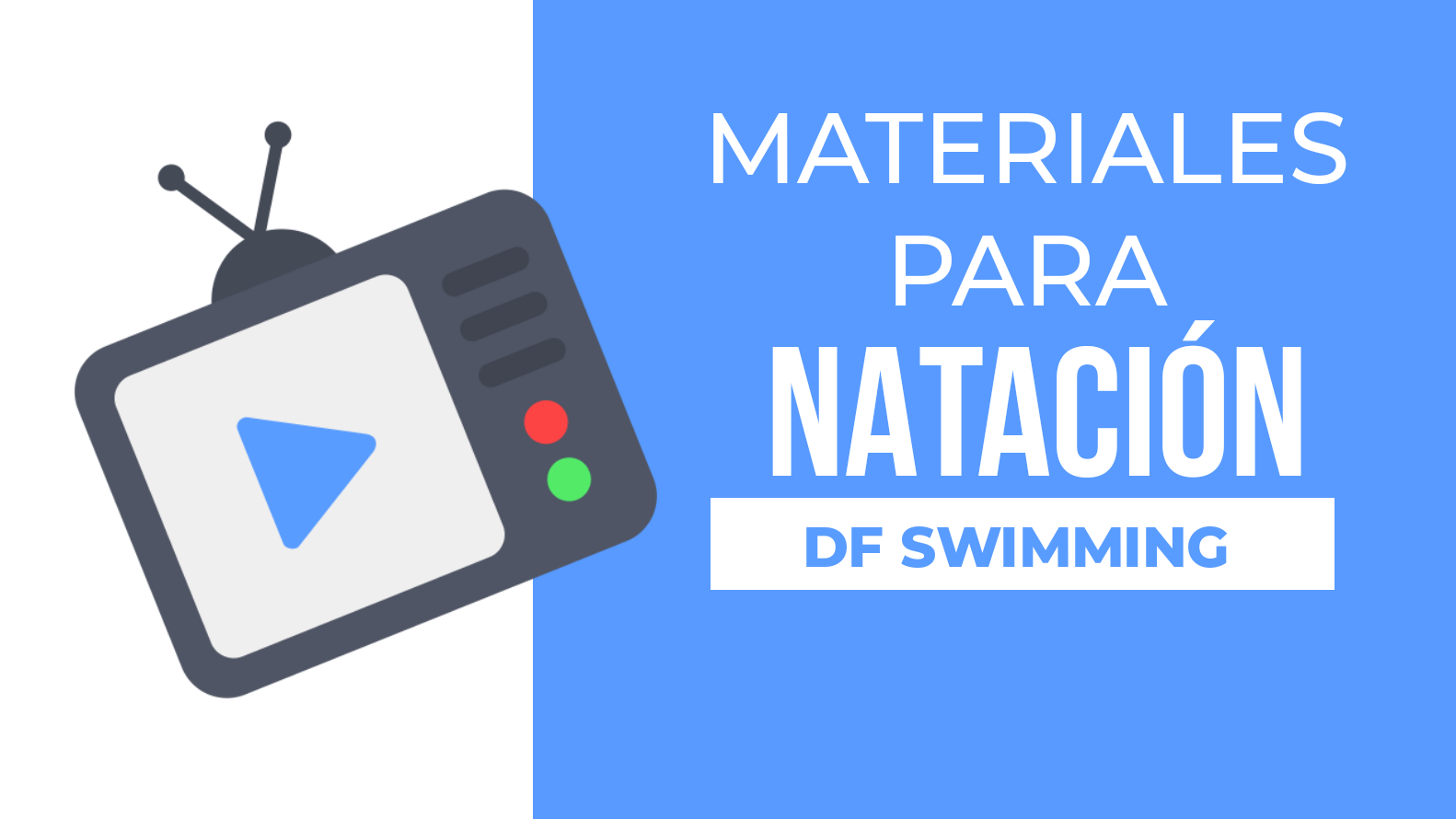 Materiales de entrenamiento para natación – Df swimming™